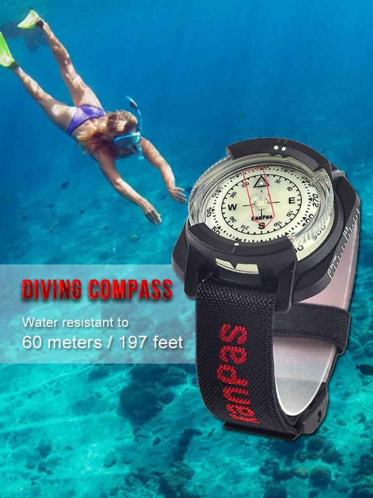 Outdoor Compass Watch High Precision Waterproof Di... – Grandado