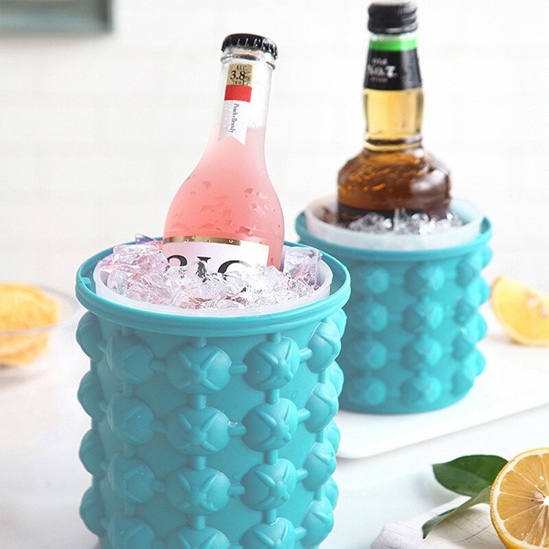 Portable Ice Bucket Silicone Ice Maker Ice Mold Ch... – Vicedeal