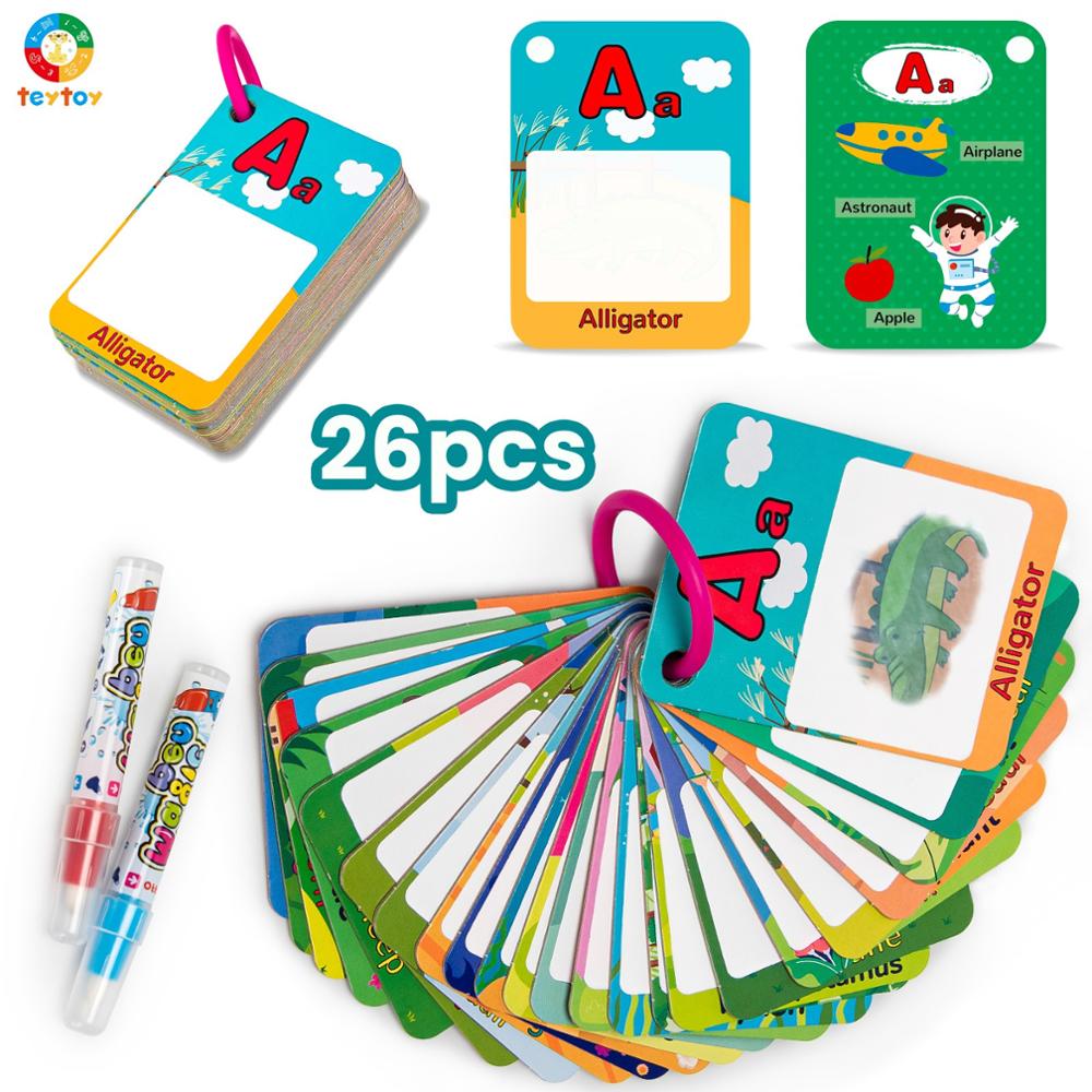 teytoy ABC Alphabet Water Drawing Card for Childre... – Grandado