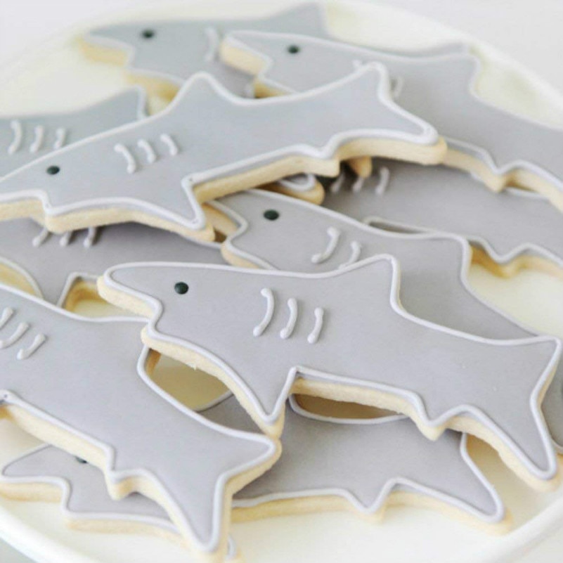 KENIAO Shark Cookie Cutter - 15.5 x 6 CM - Ocean C... – Grandado