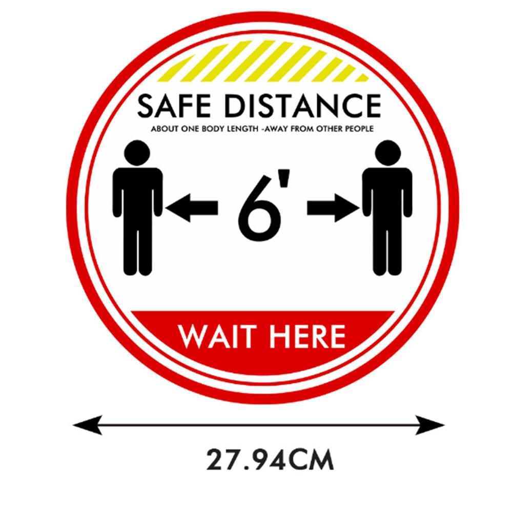 Social Distancing Ground Sticker Indoor Outdoor Fl... – Grandado