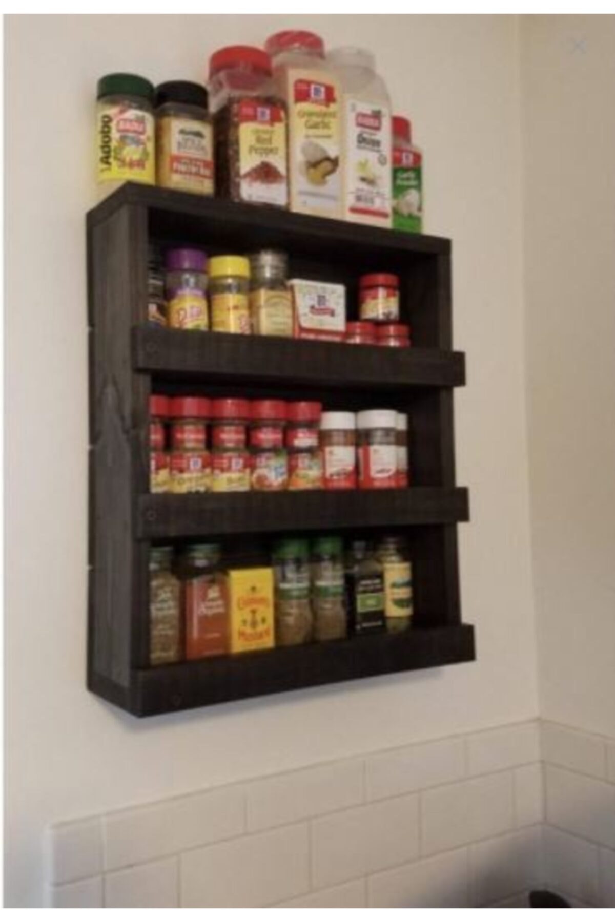 Wooden Spice Rack Solid Wood Rack Spice Rack – Vicedeal