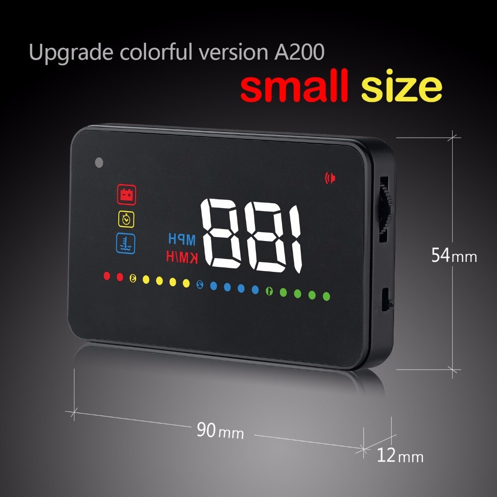 A200 hud car universal head up display speedometer... – Grandado