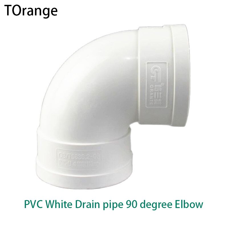 PVC White Drain pipe 90 degree Elbow Inner diamete... – Grandado