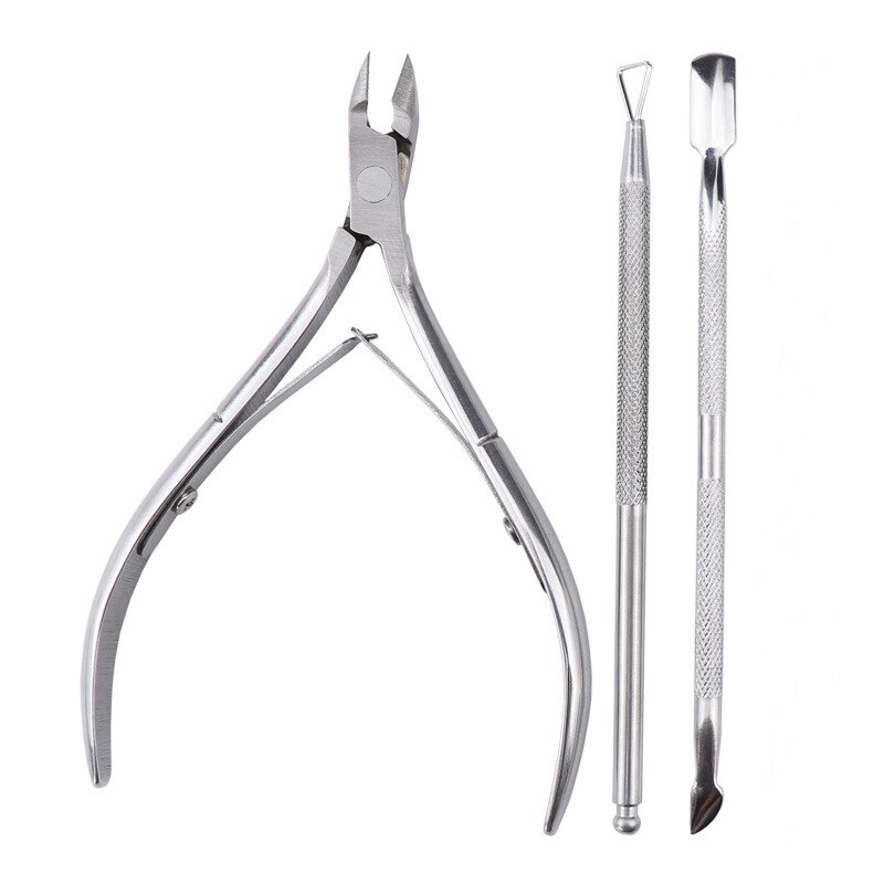 3pcs/set Nail Cuticle Nipper Stainless Steel Cutte... – Grandado