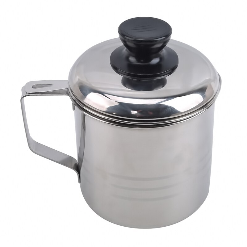 1.2L Stainless Steel Oil Filter Pot Leakproof Can ... – Vicedeal