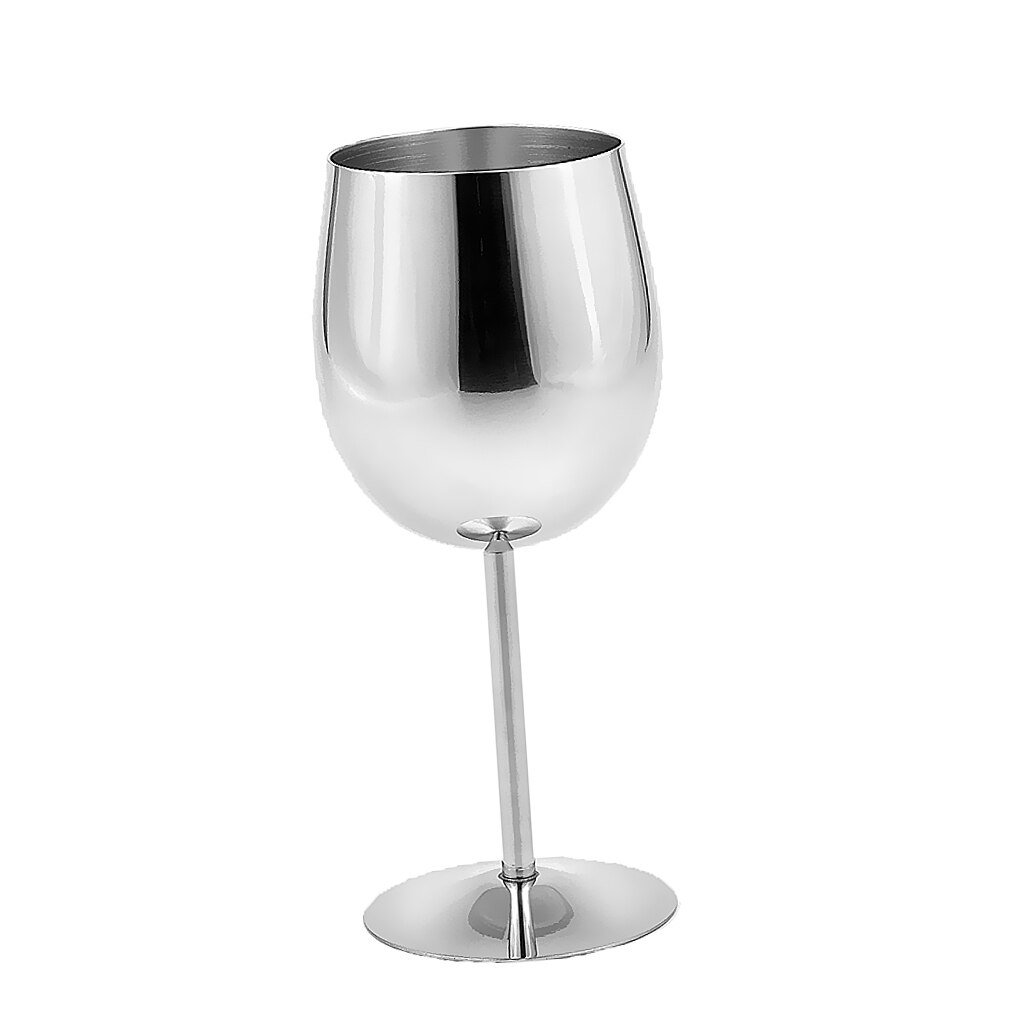 Stainless Steel Wine Glasses Wine Goblet Glass For... – Grandado