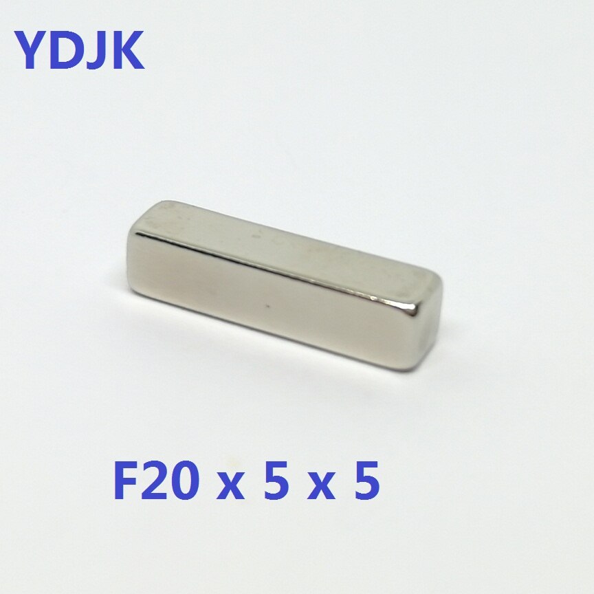 100pcs/lot N35 Rectangular magnet 20x5x5 NdFeB mag... – Grandado