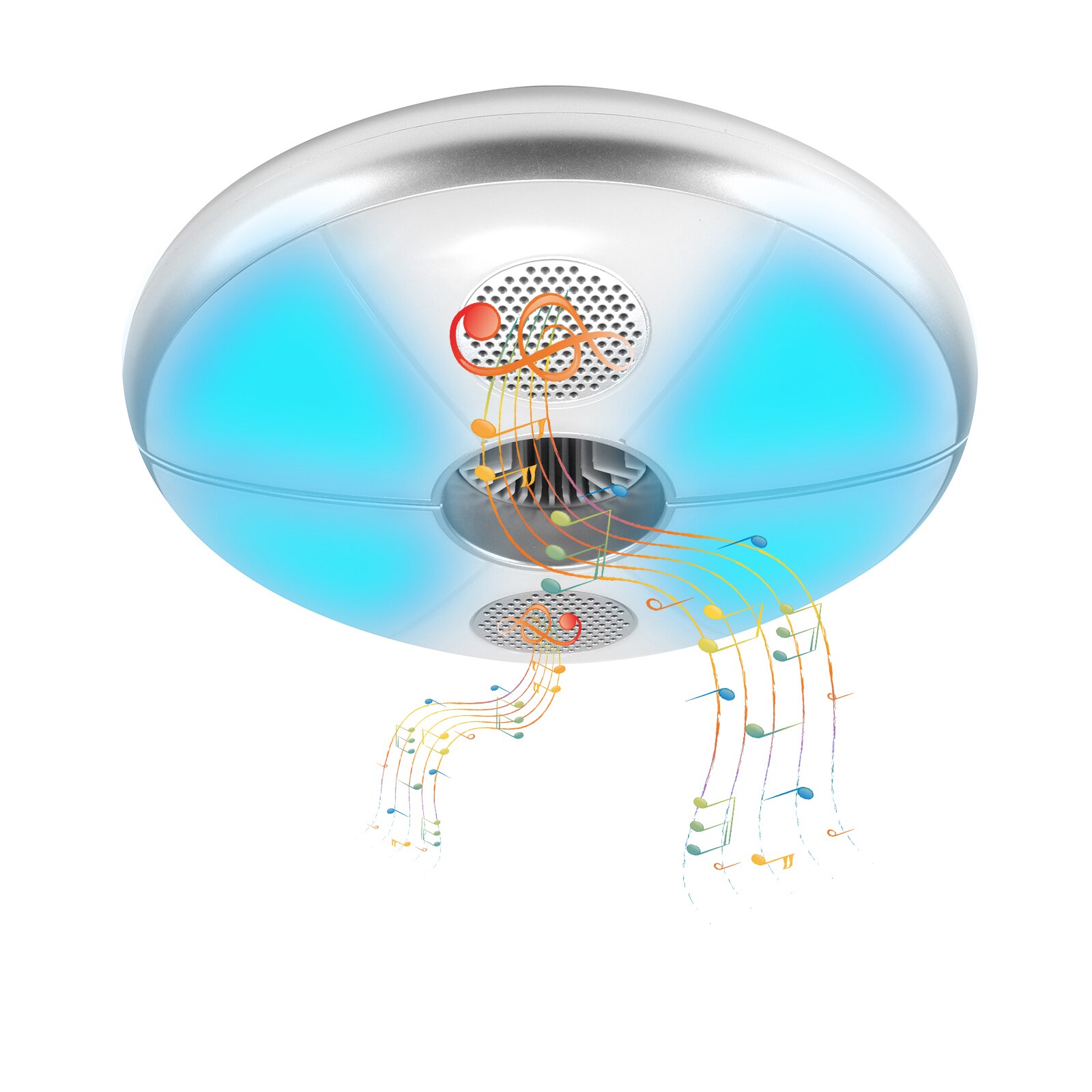 High Power Music Flying Saucer Lamp With Audio Col... – Grandado