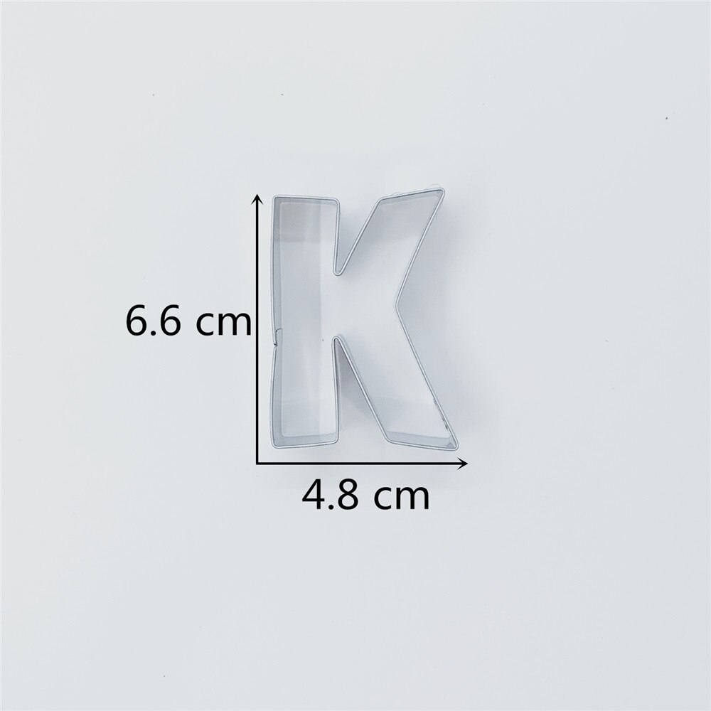 KENIAO Brief K van Alfabet Cookie Cutter voor Verj... – Grandado