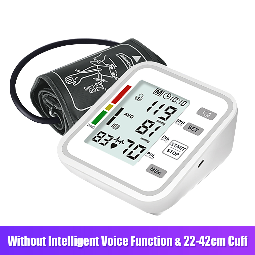 Upper Arm Blood Pressure Monitor Tonometer with La... – Vicedeal