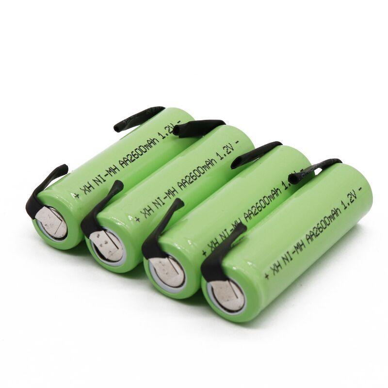 4/8/12pcs 1.2V 2600mah AA NiMH Battery with Solder... – Vicedeal