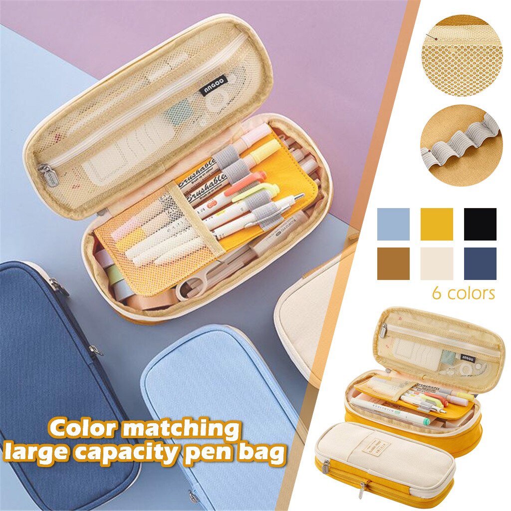 Cute Big Capacity Pencil Pen Case Bag For Middle H... – Grandado