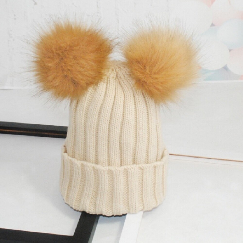 HEALMEYOU Baby kid Leuke Mode Warm Muts 1pcs Dubbe... – Grandado