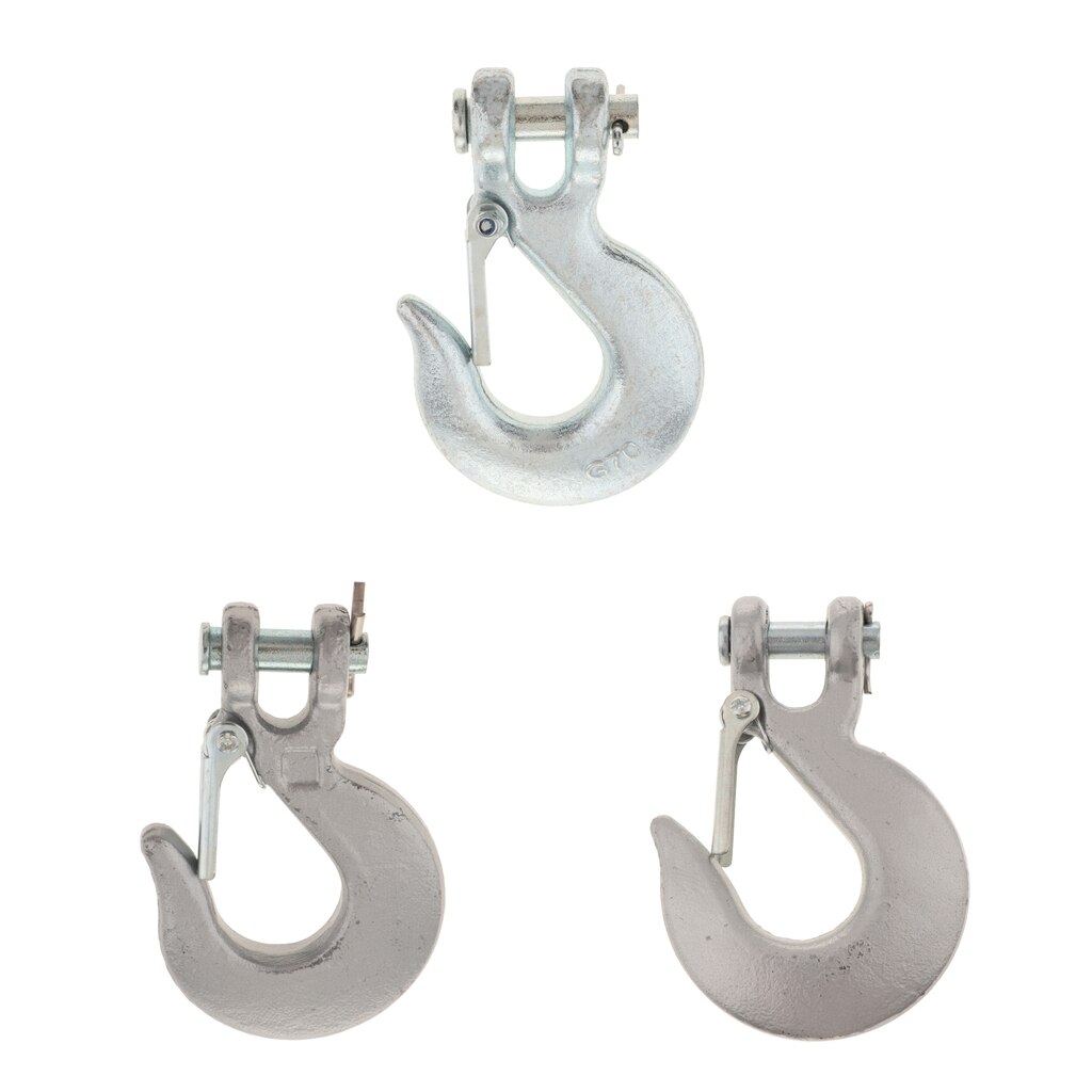 1/4" 5/16" 3/8" Winch Hook Rope Half-Link Clevis S... – Vicedeal