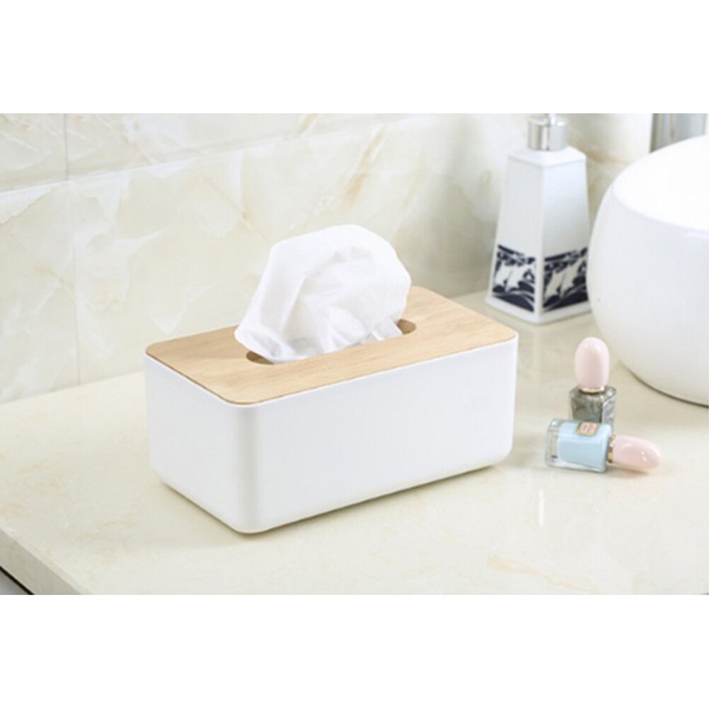 Wooden Tissue Box Rectangular Tissue Paper Cover H... – Grandado