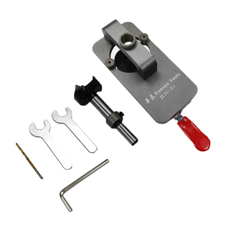 35mm Hinge Hole Device Drilling Guide Locator Cabi... – Grandado
