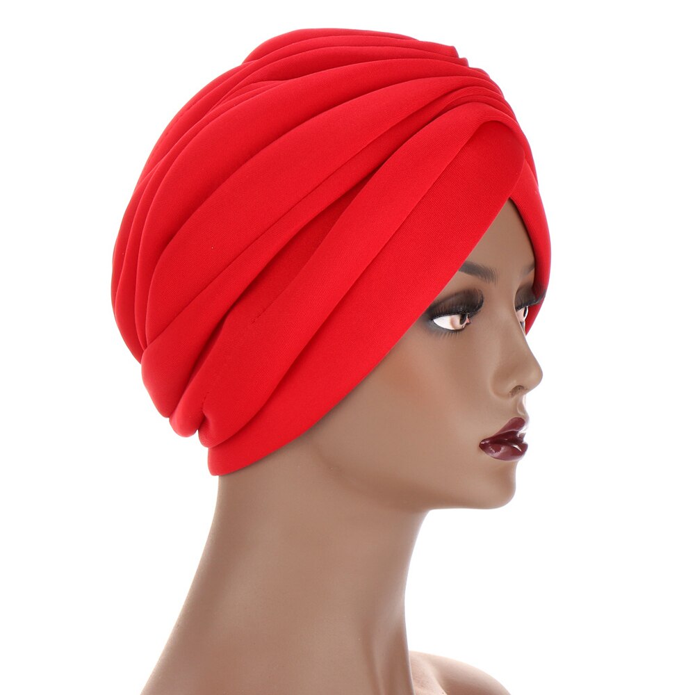 Women Cotton Turban Hijab Solid Bandana Sleep Cap ... – Grandado