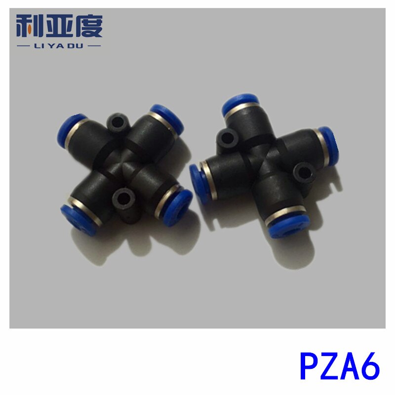 100PCS/LOT PZA6 Black/White Four-way pipe joint cr... – Vicedeal