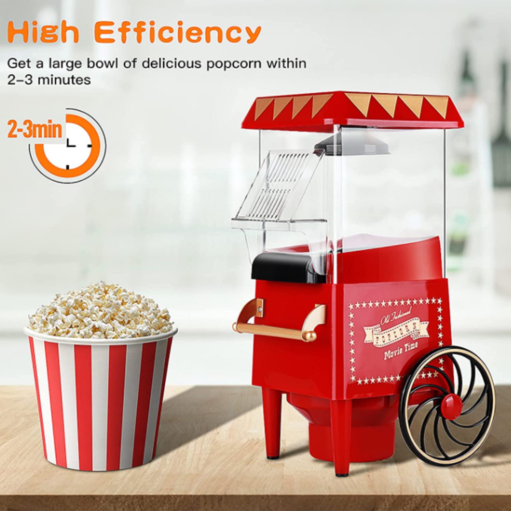 Popcorn Maker Air Popcorn Machine Vintage Tabletop... – Vicedeal