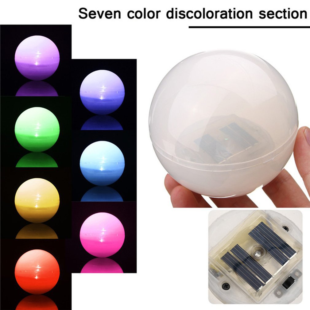 Seven-color Light Solar Powered Color Changing Wat... – Vicedeal