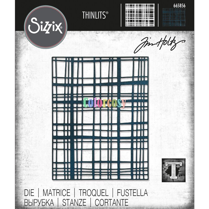 Sizzix Thinlits Die-Eenvoudige Plaid Door Tim Holt... – Vicedeal