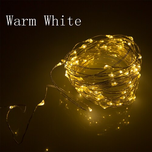 10PCS LED Fairy Light Mini silver Wire Firefly Str... – Grandado