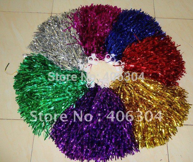 Pompom, Juichen Pompom Metalic Pom Pom Cheerleadin... – Grandado