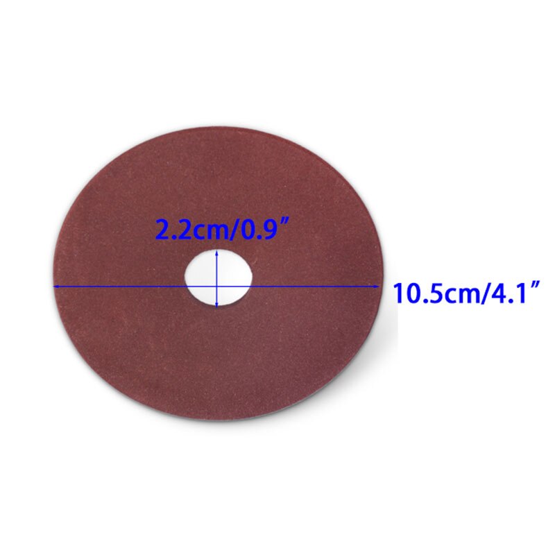 10.5*3.2*22mm Round Sandpaper Grinding Wheel Disc ... – Grandado