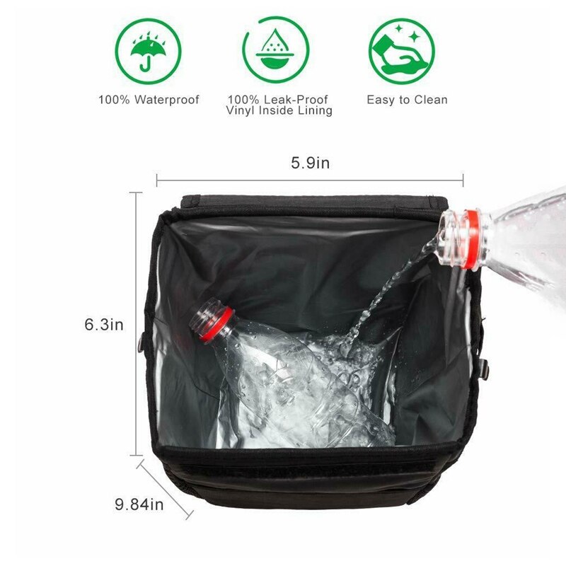 Waterdichte opbergzak voor auto-afval met lekvrije... – Vicedeal