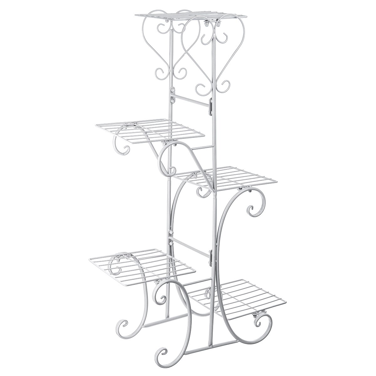 5 Tiers Metal Flower Rack Plant Stand Flower Stand... – Vicedeal