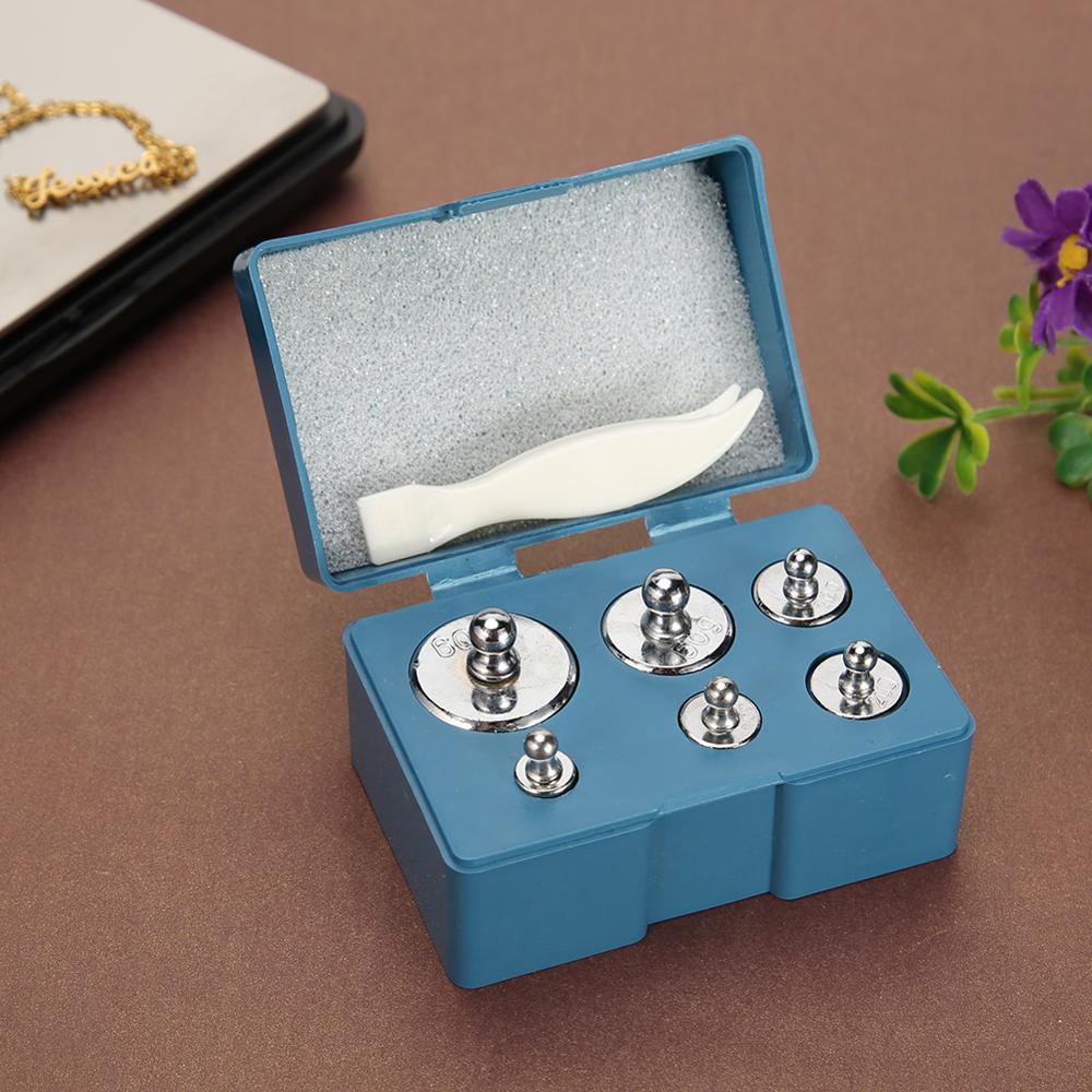 6 Stks/set Precision Kalibratiegewichten Gram Kali... – Grandado