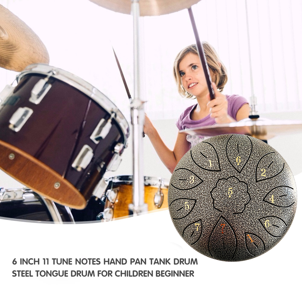 6-inch 11-tone Hand Drum Corrosion Resistant Tongu... – Vicedeal