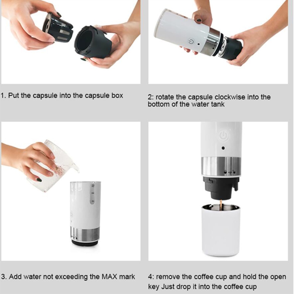 Household Car USB Portable Automatic Coffee Machin... – Grandado