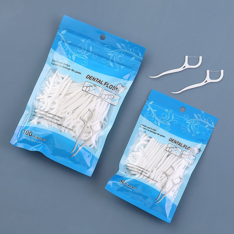 100 Pcs/Lot Disposable Dental Flosser Interdental ... – Grandado