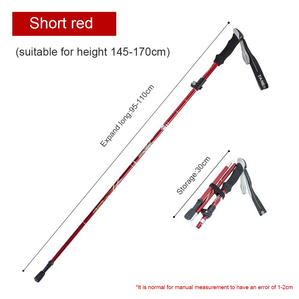 Handle 5-Section Folding Walking EVA Sticks Canes ... – Grandado