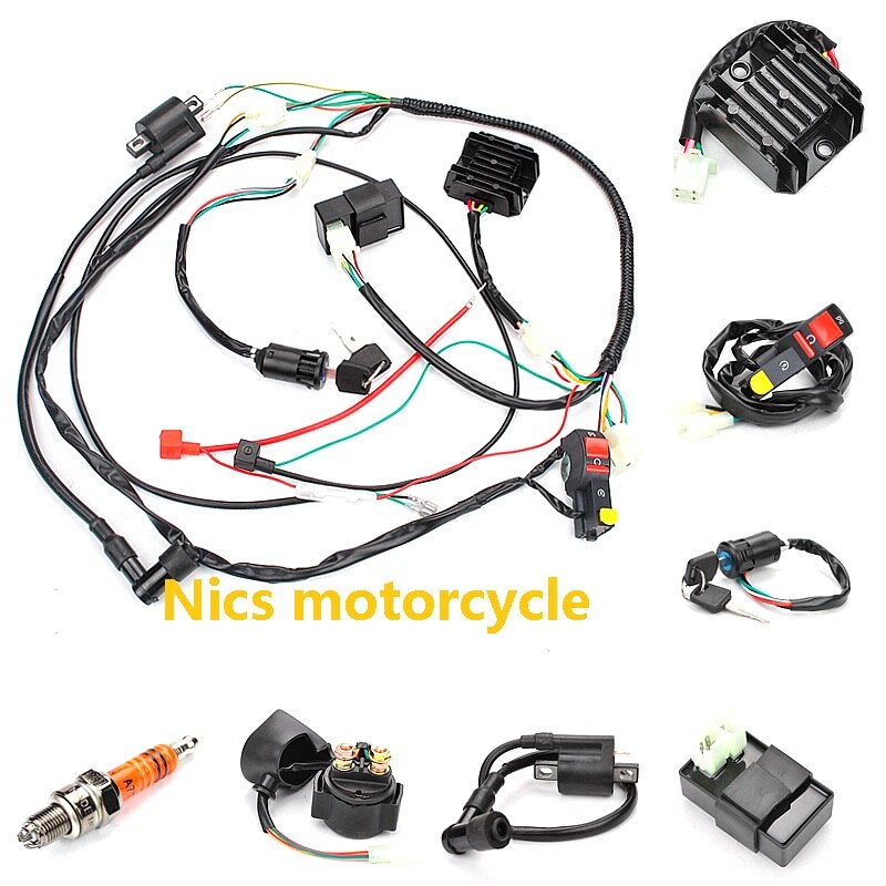 CDI electric device Full WIRE LOOM WIRING HARNESS ... – Vicedeal