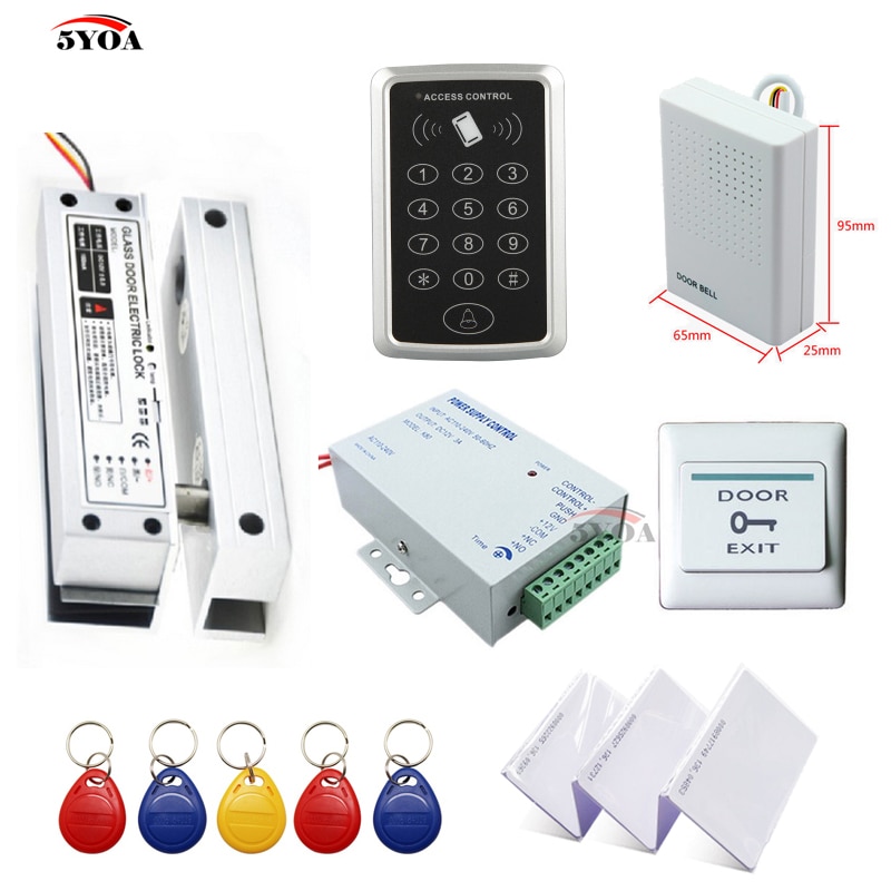 RFID Access Control System Kit Frameless Glass Doo... – Grandado