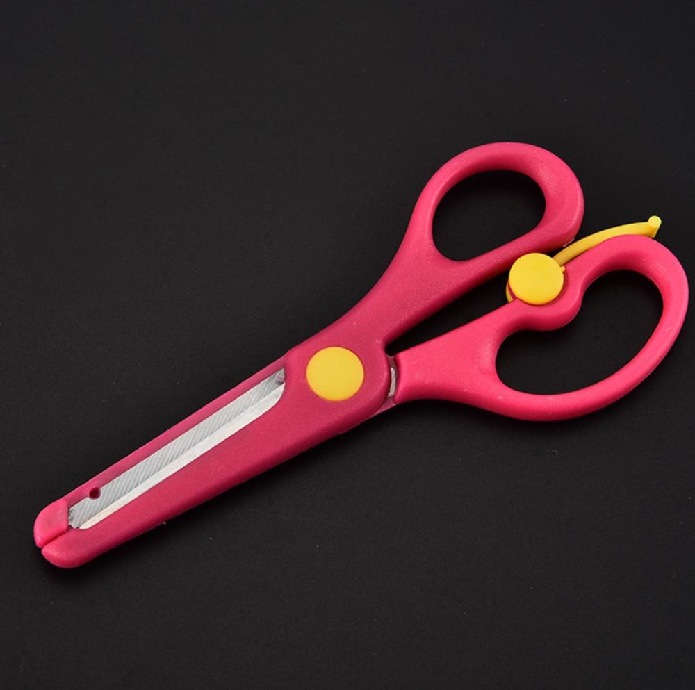 Safety plastic scissors cartoon children elastic k... – Grandado
