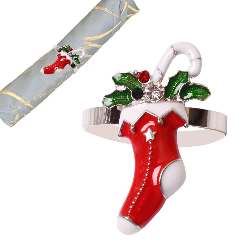 Kerst Sokken Servetringen Prachtige Servet Gesp Ho... – Grandado