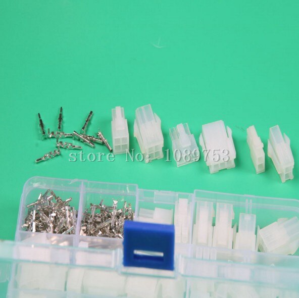 Juego de 25 piezas de conectores de cable de 2 pines, 3p, 4 pines, 4 ...