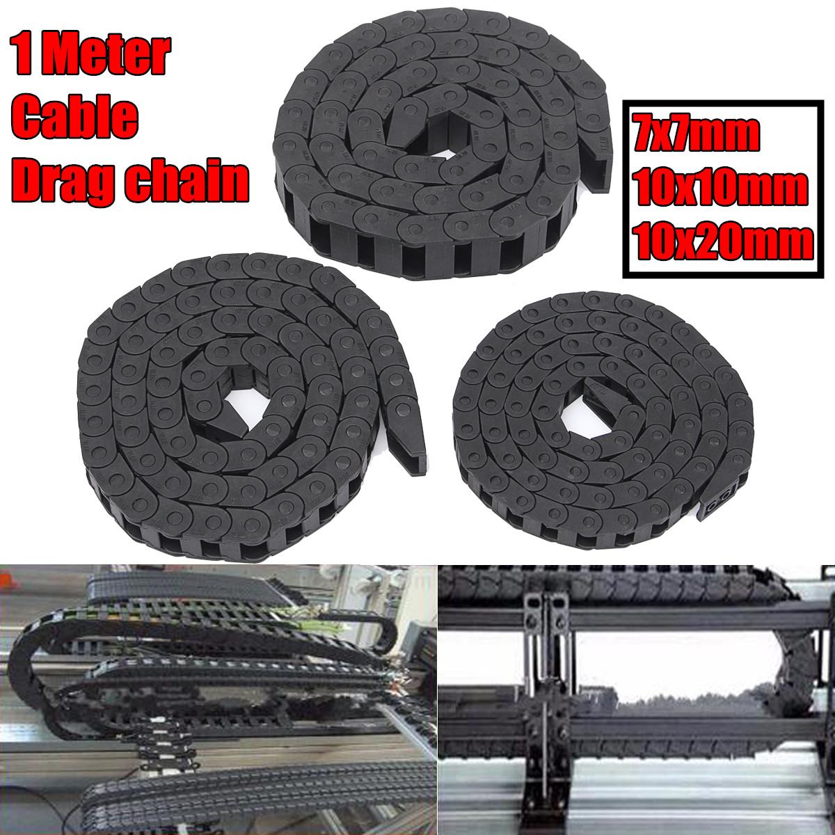 7x7 10x10 10x20mm Nylon Towline Drag Chain 1M Wire... – Grandado