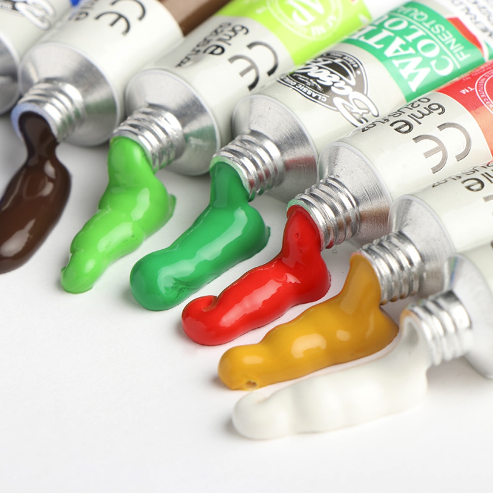 12 Colors 6ml Paints Supplies Oil Painting Supply ... – Grandado