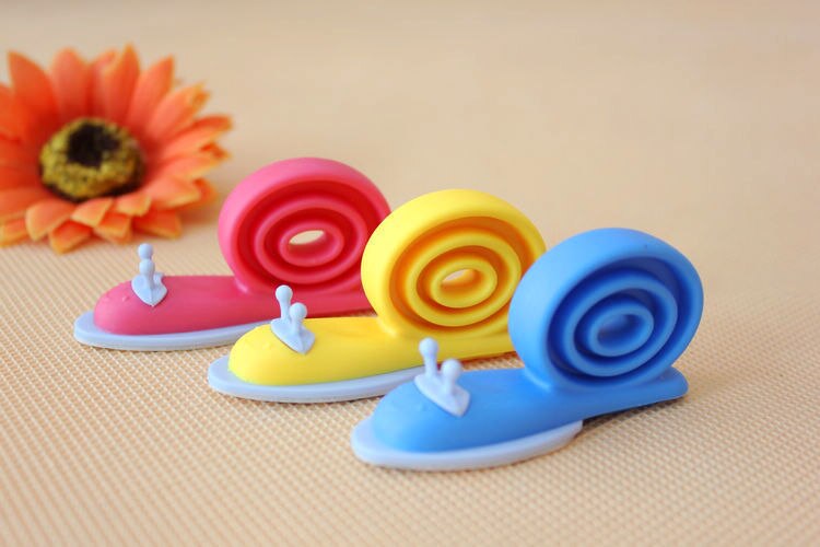 3 pieces / pack Cute Snail Animal Shaped Silicone ... – Grandado