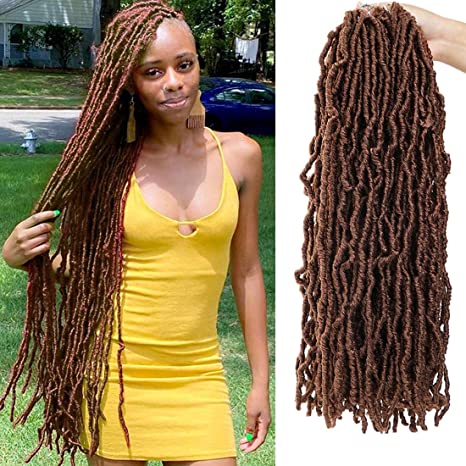 18 30 Inch Afro Synthetic Nu Faux Locs Crochet Hai... – Vicedeal