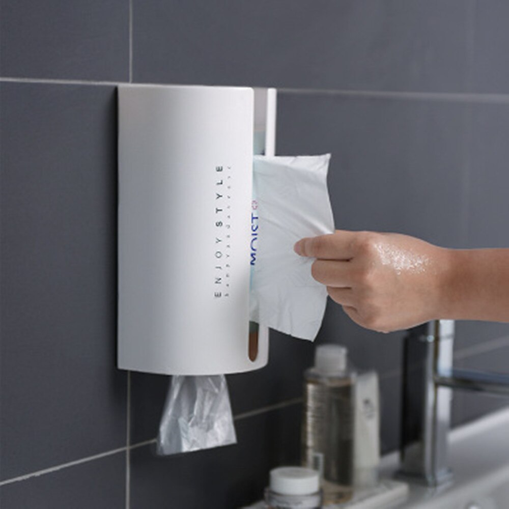 Kitchen Multifunctional Wall-mounted Tissue Box Sh... – Grandado