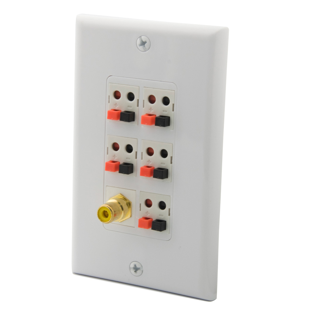 1 gang decorative clip spring style 5.1 sound box ... – Grandado