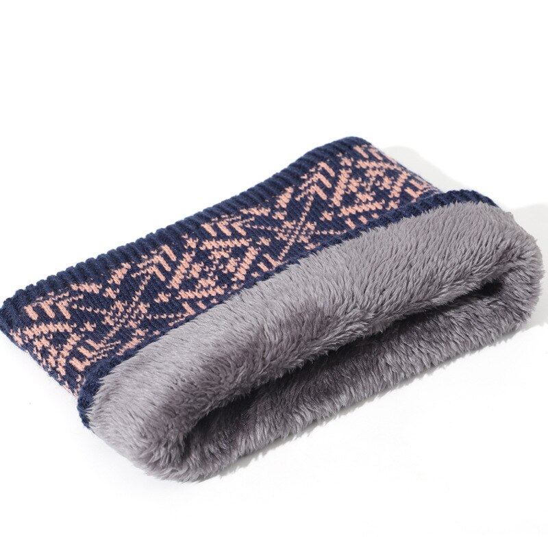 Knitted Scarf Women Black Red Winter Warm Scarf Ri... – Vicedeal