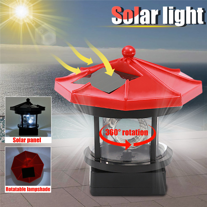Outdoor Decor Lamp Led Solar Light Statue 360 rota... – Grandado