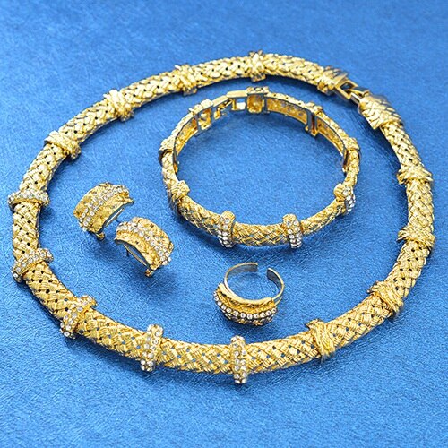 ZEA Dear Jewelry Round Wedding Jewelry Set For Wom... – Grandado